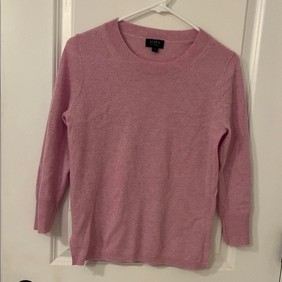 J. Crew | Sweaters | J Crew Soft Pink Cashmere Sweater | Poshmark